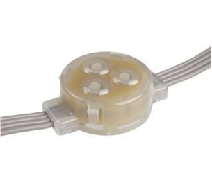 China 30mm RGB LED Pixel Light DC12V 0.8W Full Color Miracle Bean Brand for Outdoor Decoration for sale