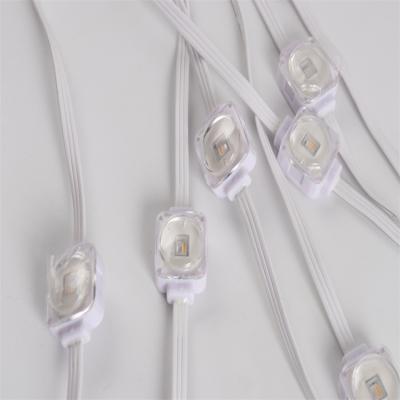 China Permanent Outdoor LED Lights DC24V 3 SMD5050 RGBW Programmable Eaves Light IP67 CE for sale