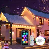 China 12V RGB Landscape Point Pixel LED Light Outdoor Holiday Decoration Permanent Christmas Eaves Light 0.3W for sale