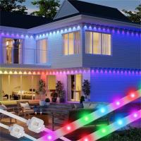 China CE Certified IP67 Waterproof RGBIC Smart Eaves Light 60PCS DC12V for Outdoor House Roofs for sale