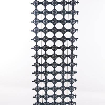 China IP67 Outdoor LED Mesh Screen P50 P100 Full Color Media Facade Stage Lighting Background for sale