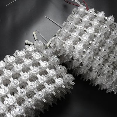 China Full Color Outdoor LED Mesh Curtain Screen P50 P100 P150 P200 Epistar 3535 RGB Chip IP67 DC12V for sale