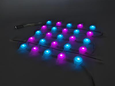 China SMD3535 LED Point Light Source Screen 20mm NOVA Control Mesh Video Wall 12V for sale