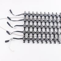 China 160 Degree RGB 50mm LED Mesh Curtain Display Screen DMX512 Video Strip 12V for sale
