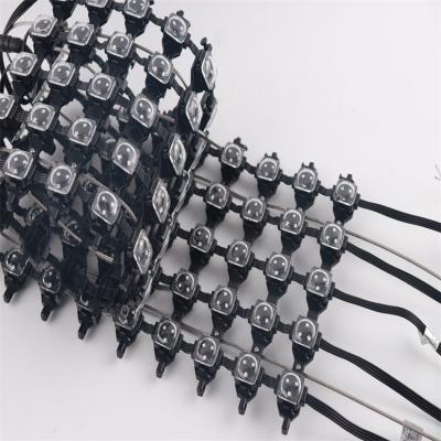 China RGB Flexible LED Stage Curtain Screen IP67 Waterproof 1000x1000mm Mesh Video Wall for Advertising Display for sale