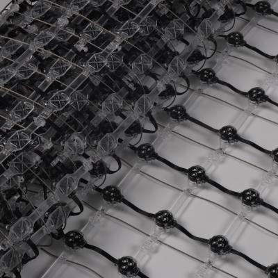 China Outdoor Flexible Transparent LED Mesh Display Screen Novastar Control 500x1000mm for sale
