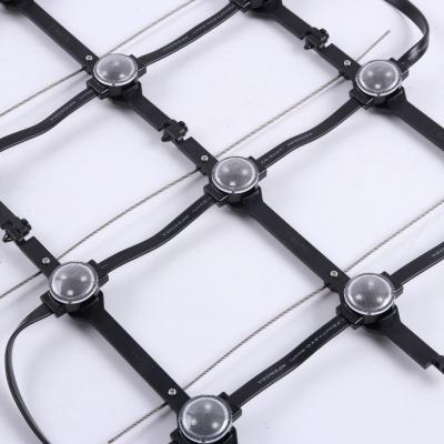 China Outdoor Flexible LED Net Screen IP67 Waterproof P62.5 DMX512 DC12V RGB 210W for sale