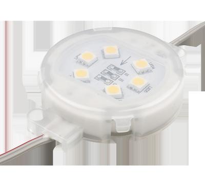 China RGB Multi Color Changing LED Pixel Point Light 24V IP67 Waterproof 50mm for Building House Outdoor Lighting for sale