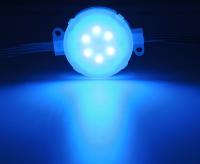 China SMD5050 1.5W RGB LED Pixel Point Light 50mm Outdoor IP67 Waterproof 24V Building Decoration for sale