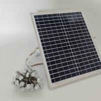 China 16.5m Solar RGBW Pixel Eaves LED Lights 12V DC Outdoor Christmas Decoration for sale