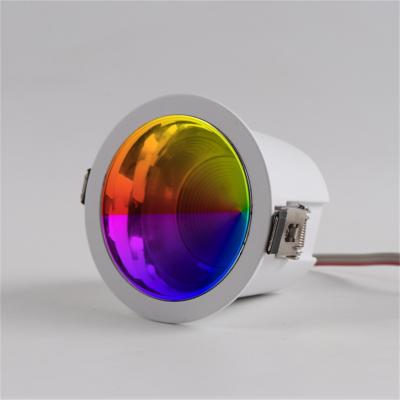 China 20W RGBW Adjustable LED Downlight 85mm x 62.5mm IP20 Recessed with CE RoHS Certification for sale