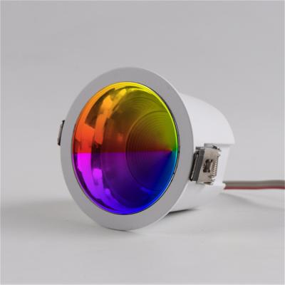 China 20W RGBW Aluminum Downlight 12V 85mm CE RoHS Indoor Home Office Spotlight for sale