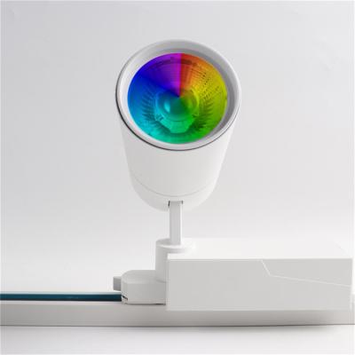 China WiFi RGBW LED Track Light 40W 80mm for Exhibition Halls and Commercial Spaces with 30,000 Hour Lifespan for sale
