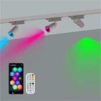 China WiFi RGBW LED Track Light 40W 80mm for Exhibition Halls and Commercial Spaces with 30,000 Hour Lifespan for sale