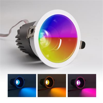 China LED Christmas Spotlights 20W RGBW 24V High Brightness Holiday Home Atmosphere Light for sale