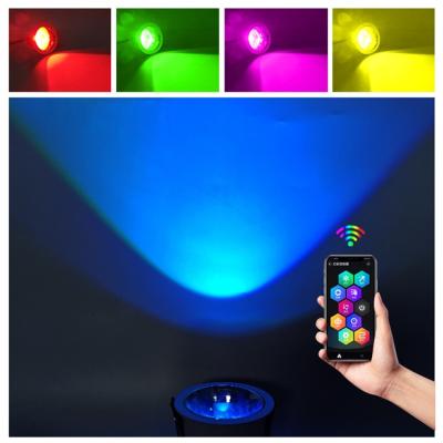 China WiFi LED Smart Recessed Downlight 20W RGBW SPI UCS2904 400LM Adjustable Surface Mounted Indoor Magnetic Lighting for sale