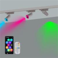 China Indoor Hall Ceiling Mounted LED Track Light 24V 40W Dimmable RGBW for sale