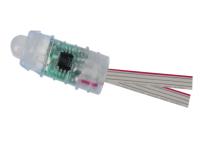 China DC5V 0.3W Full Color RGB LED Pixel Light 12mm IP67 DMX512 3500mcd Outdoor for sale