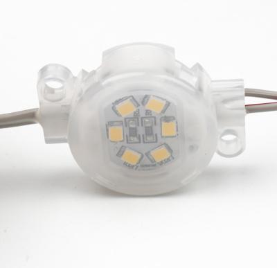 China IP67 LED Point Light Source 6LEDs Warm White 30mm 28.8W Copper Lamp Body for Park Building for sale