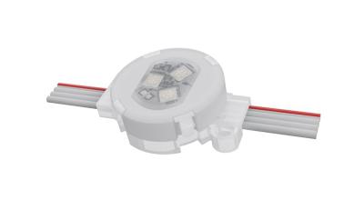 China Permanent Christmas LED Pixel Point Light 30mm DMX512 12V RGB SMD3535 0.8W IP67 for sale