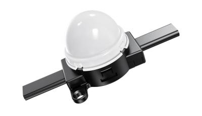 China 30mm RGB LED Point Light Source 0.75W IP67 Outdoor Landscape Decoration Milky White Housing for sale