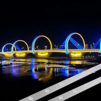 China Permanent Aluminum Track RGB 30mm 24V LED Pixel Lights IP67 Outdoor Holiday Decor for sale