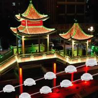 China Permanent Aluminum Track RGB 30mm 24V LED Pixel Lights IP67 Outdoor Holiday Decor for sale