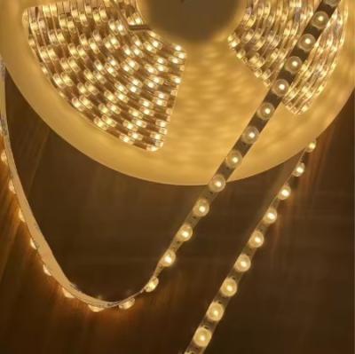 China DC24V 48LEDs/m Flexible Optical Lens LED Strip 3000K 4000K 6000K 170° Beam Angle Cuttable for Profile for sale