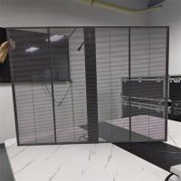 China Waterproof P2.6-6.25 Transparent LED Grille Display with 6000cd/m² Brightness and IP65 Rating for sale
