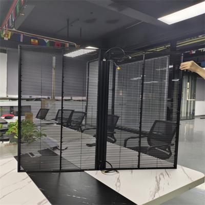 China Transparent LED IP67 RGB P2.6 Grille Mesh Screen - 6000cd/m² Brightness, 1000mm Module Size for Indoor/Outdoor Advertising for sale