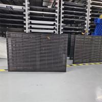China Full Color High Brightness RGB Grille Transparent LED Display Panel P3.9-7.8 2000cd for sale