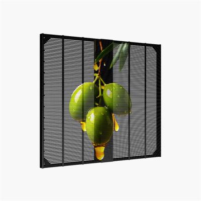 China SMD2121 LED Grille Screen 1m x 1m IP65 High Transparency 1500cd Brightness for Retail Storefronts for sale