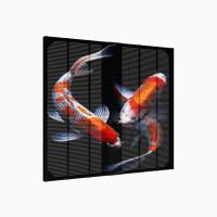 China P2.6-5.2 Outdoor Transparent LED Mesh Display 1500cd Brightness 100000h Lifetime for Shop Windows for sale