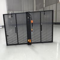 China P2.6 High Transparency Glass LED Display 6000cd Outdoor Transparent Mesh Module Screen SMD1921 for sale