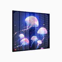 China P2.6 Full Color LED Grille Screen 1500cd Brightness for Shopping Mall Retail Store Exhibition Advertising Display for sale