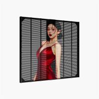China Ultra Thin Transparent Outdoor Grille LED Screen P2.6-6.25 6000cd Brightness for sale