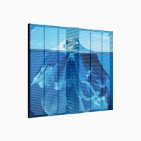 China P2.6 Full Color LED Grille Screen 1500cd Brightness for Shopping Mall Retail Store Exhibition Advertising Display for sale