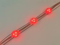 China 30mm Aluminum Profile RGB LED Pixel Light IP67 Waterproof DC12V 0.75W SMD3535 Permanent Christmas Point Lights for sale