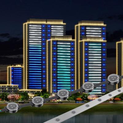 China Permanent RGB Holiday Point Lights DC24V 2W SMD3535 LED IP67 Programmable DMX512 for sale