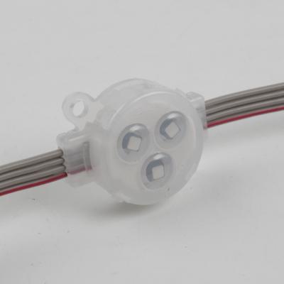 China 30mm LED Pixel Point Light RGBW DMX512 Programmable IP67 Waterproof 12V for Building Facade Landscape Decor for sale