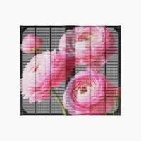 China Full Color Ceiling Transparent LED Grille Screen P2.6 1500cd Indoor Outdoor Interactive Display for sale