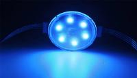 China SMD3535 IP67 Pixel Point Light 50mm DC24V 1.5W RGB Color Changing LED Module for Outdoor Decoration for sale