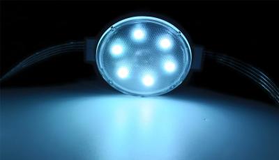 China SMD3535 IP67 Pixel Point Light 50mm DC24V 1.5W RGB Color Changing LED Module for Outdoor Decoration for sale