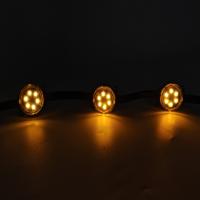 China 50mm Smart Pixel RGB LED Point Light DC24V 1.2W IP67 Waterproof Christmas Decoration for sale
