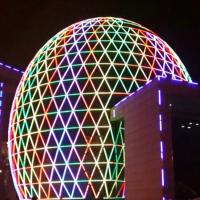China Permanent Pixel Point Lights DMX 20mm DC12V RGB LED Christmas Lights for Surface Mounted Installation for sale