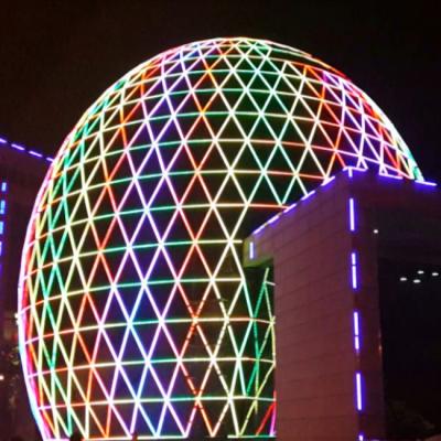 China 30mm RGB LED Pixel Point Light IP67 Waterproof Addressable Aluminum Profile Holiday Light for sale