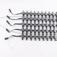 China P50 Outdoor Portable Mesh LED Curtain Screen 48 Pixels DMX512 RGBW for Building Lighting for sale