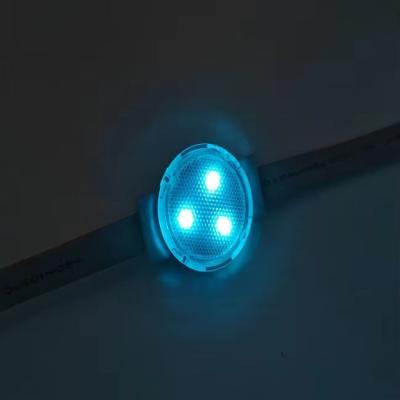 China 30mm IP67 Waterproof RGB LED Point Light 0.75W DC12V for Building Facade Event Lighting for sale