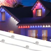 China DC12V Addressable RGBW LED Pixel Eave Light 1W IP67 Outdoor Christmas Decoration for sale