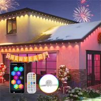 China DC12V Addressable RGBW LED Pixel Eave Light 1W IP67 Outdoor Christmas Decoration for sale